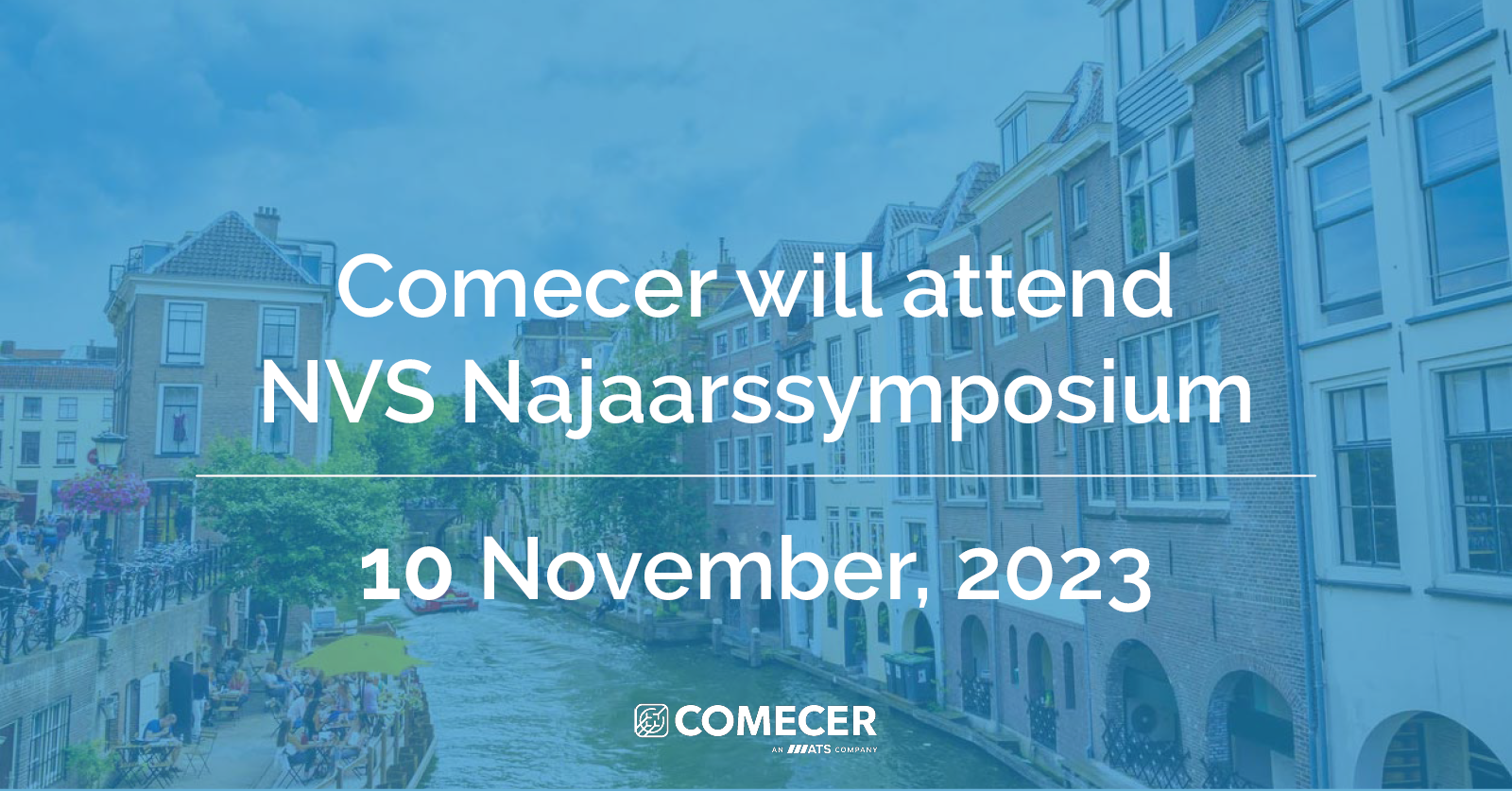 Comecer at the NVS Najaarssymposium 2023