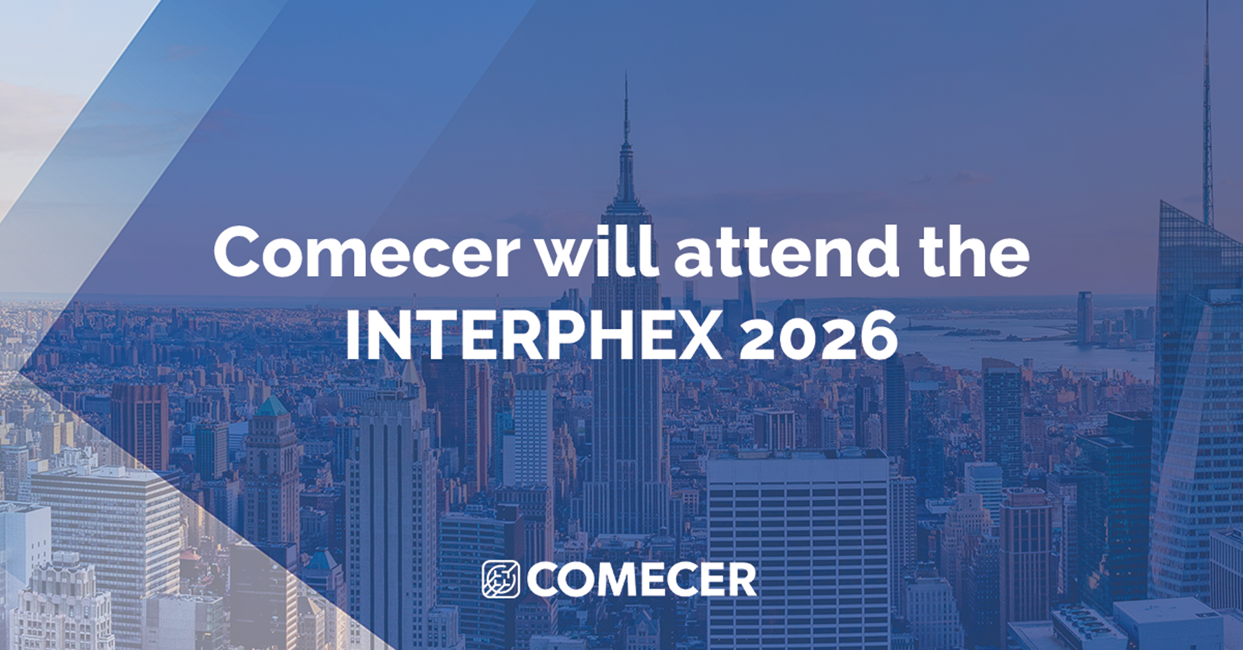 Comecer will attend INTERPHEX 2026